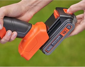 Aku nůžky na trávu/keře Black+Decker BCSS18D1-QW, 18 V / 2,0 Ah Li-Ion