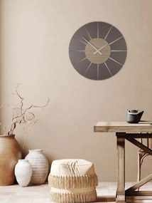 Hodiny CalleaDesign 10-212-85 Extreme M 60 cm černý ořech