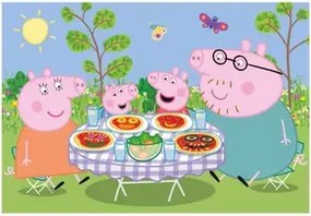 DINO Puzzle Prasátko Peppa: Na dovolené / 2x48 dílků / od 5 let