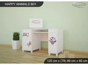 Psací stůl animals B01 sovičky