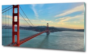 Wallmuralia Foto-obraz fotografie na skle Most San Francisco 100x50