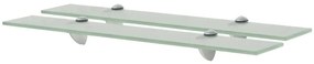 Plovoucí police 2 ks sklo 60 x 10 cm 8 mm 3051513
