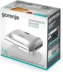 Gorenje SM701GCW bílá / Sendvičovač / 700 W