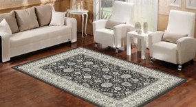 Kusový koberec klasický COLORADO 2512A antracitový šedý Rozměr: 250x350 cm