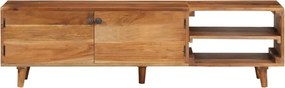 TV skříňka masivní akácie s medovým povrchem 140 x 30 x 40 cm 337847