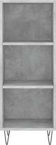 vidaXL Skříň highboard 34,5x32,5x180 cm kompozitní dřevo [3189825] Barva: Bílá