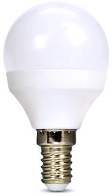 SOLIGHT LED žárovka miniglobe matná P45 8W, E14, 4000K, 720lm