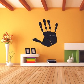 Samolepka na zeď - Otisk dlaně 1+1 zdarma (60x57 cm) - PopyDesign