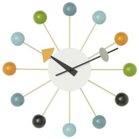 Ball Clock multicoloured Vitra
