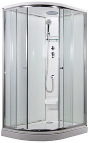 ARTTEC SIRIUS 120 x 90 cm - Sprchový box model 2 Strop čiré sklo pravá vanička
