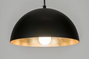 Závěsné designové svítidlo nad stůl Magna 30,5 Black and Gold