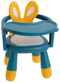 Creative Corner Židle ke krmení a hraní žlutá a modrá