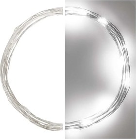 EMOS LED vánoční nano řetěz stříbrný 1,9m D3AC07
