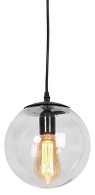 Moderní závěsná lampa šedá 20 cm - Pallon
