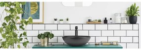 Invena Siros, vysoká umyvadlová baterie, černá matná, BU-90-W04-A