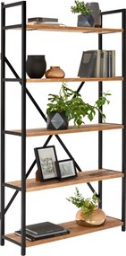 XXXLutz REGÁL, přírodní barvy, mangové dřevo, 100/178/32 cm Ambia Home - Knihovny - 001071007403
