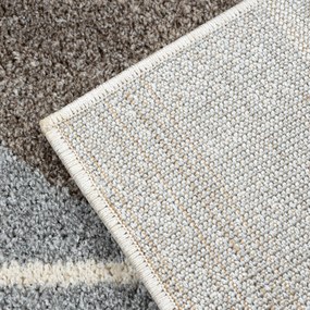 Dywany Łuszczów, Kusový koberec Fusion 0810 beige/brown, 80x150, vícebarevná, kancelář