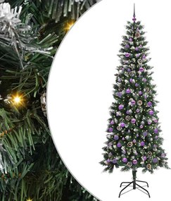 Umělý vánoční stromeček Zelená 240 cm PVC, plast a ocel 3395850