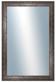 DANTIK - Zarámované zrcadlo - rozměr s rámem cca 40x60 cm z lišty NEVIS šedá (3053)