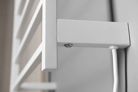 Sapho, ELZOR Elektrický sušák ručníků 500x470mm, 60W, bílá matná, EB500