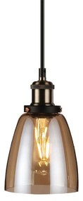 LED Solution Skleněný Amber lustr pro žárovku E27 ø140mm