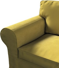 Potah na křeslo IKEA Ektorp barva zelená látka lesklé, sametová