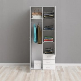 FALCO Bílá skříň Home 25