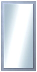DANTIK - Zarámované zrcadlo - rozměr s rámem cca 50x100 cm z lišty KOSTELNÍ malá modrá (3166)