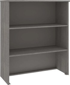 Nástavec na komodu HAMAR světle šedý 85 x 35 x 100 cm borovice 340511