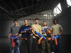 ZURU Dětská pistole X-Shot Insanity Smoke N Barrel / 72 šipek / dostře