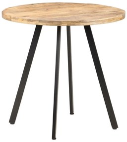 Jídelní stůl 80 cm hrubé mangovníkové dřevo,  320483 HangarStore.cz