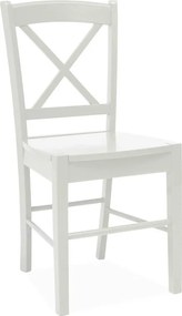 Casarredo - Komfort nábytek Dřevěná jídelní židle CD-56 bílá