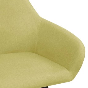 Petromila Jídelní židle 2 ks zelené textil