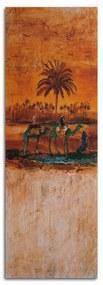 Gario Obraz na plátně Dva velbloudi v poušti Rozměry: 30 x 90 cm
