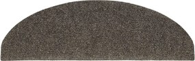 Schodové rohože samolepicí 30 ks 65 x 21 x 4 cm antracitové, půlkulaté, velké 3365663