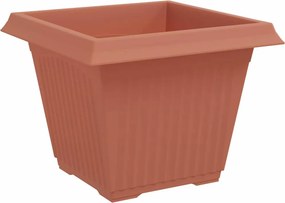Květináče 6 ks Cihlově červená Plast 3403296
