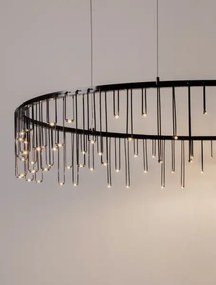 Luxusní lustr Stellar 100 černá