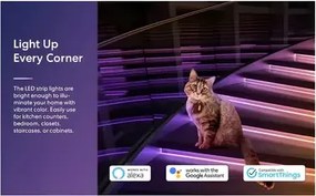 Meross MSL320PHK / LED pásek / RGBWW / 5 m / Wi-Fi / HomeKit, Alexa, G