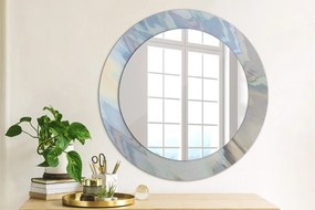 Kulaté dekorativní zrcadlo Holografická textura fi 60 cm