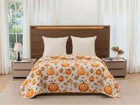 Přehoz na postel AUTUMN PUMPKINS, barevný Rozměr: 170 x 210 cm