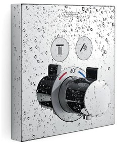 Hansgrohe ShowerSelect - Termostat pod omítku pro 2 spotřebiče, kartáčovaný bronz 15763140