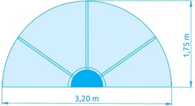 Zastřešení Marimex Pool House Control - 3,05 m pro rámové bazény