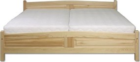 Casarredo - Komfort nábytek Masivní postel KL-104, 120x200, borovice, výběr moření | barva: moření gray