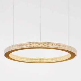 LED lustr Fiore 60 zlaté