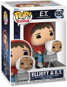 Funko pop movies: et- elliot w/et in bike basket