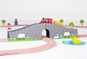 Bigjigs Rail Farma most s tunelem / od 3 let