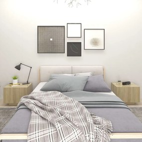 Noční stolek dub sonoma 100 x 35 x 40 cm kompozitní dřevo 3082768