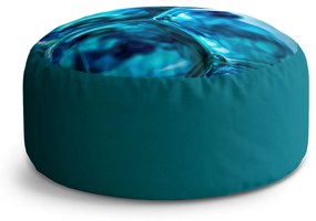 Sablio Taburet Circle Modré bubliny: 38x48 cm
