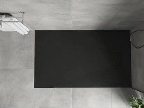 Mexen Hugo, SMC obdélníková sprchová vanička 140 x 80 cm, černá matná, 42708014