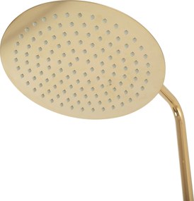 Sprchový komplet s termostatickou baterií REA LUNGO, zlatý lesk